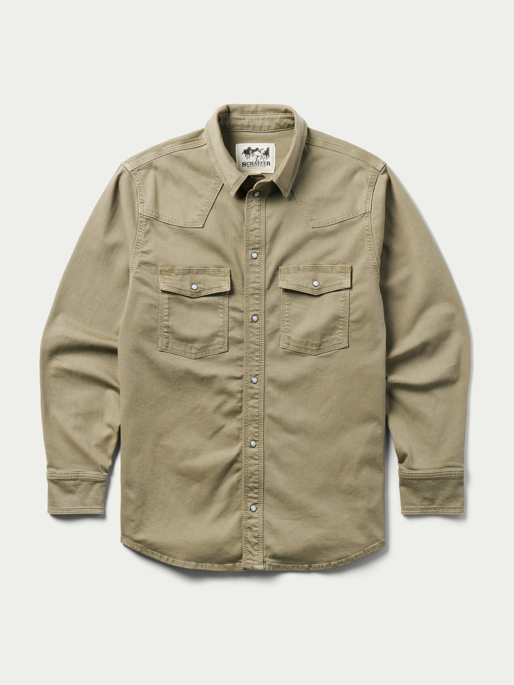 Western Denim Snap Shirt | Schaefer Outfitter
